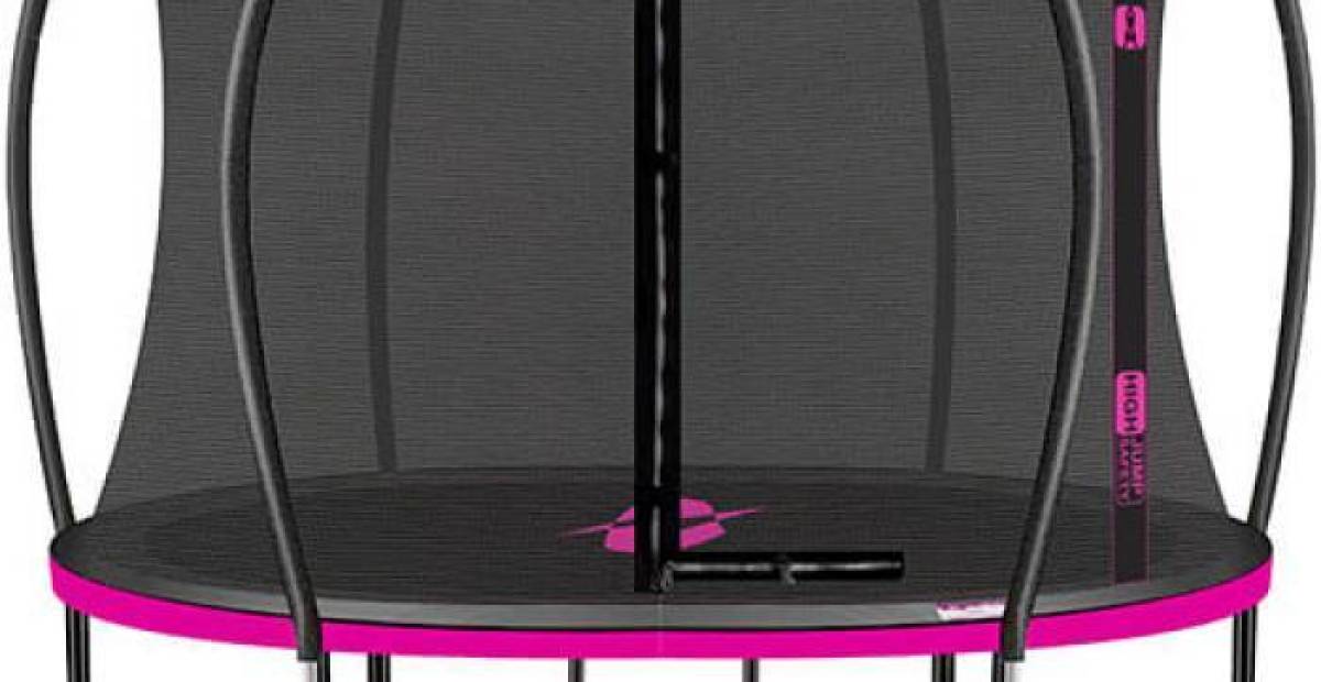 Trambulina Ultra 185 cm cu plasă interioară garantează siguranța ...